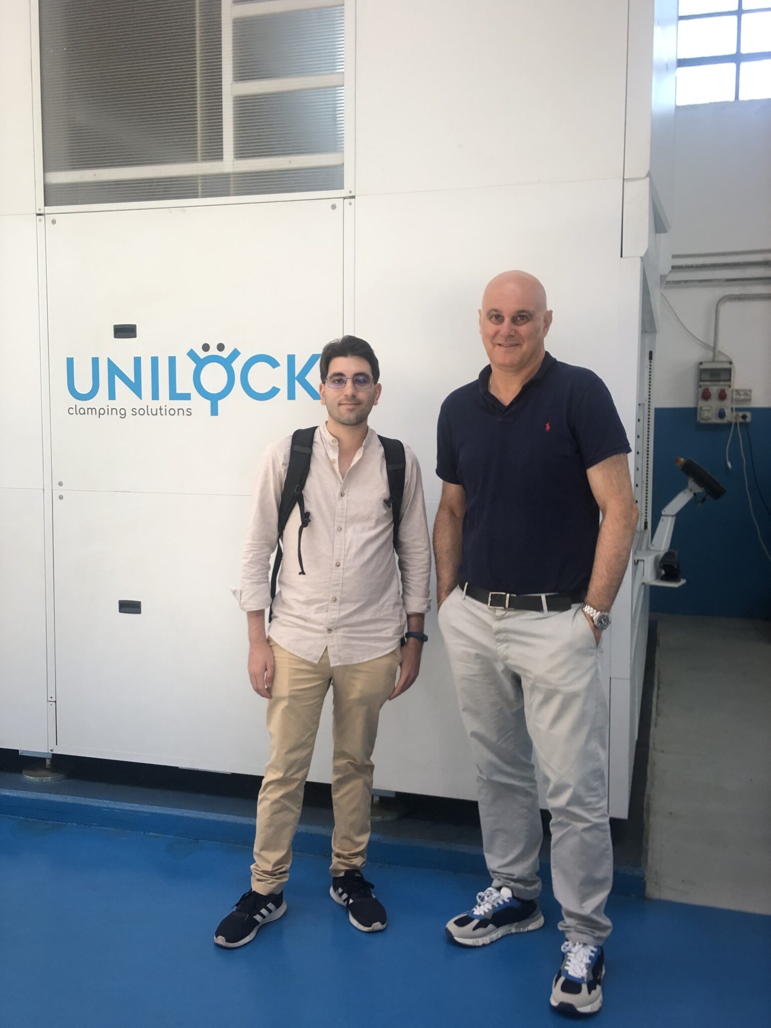 A Catholic University student visiting Unilock - Unilock